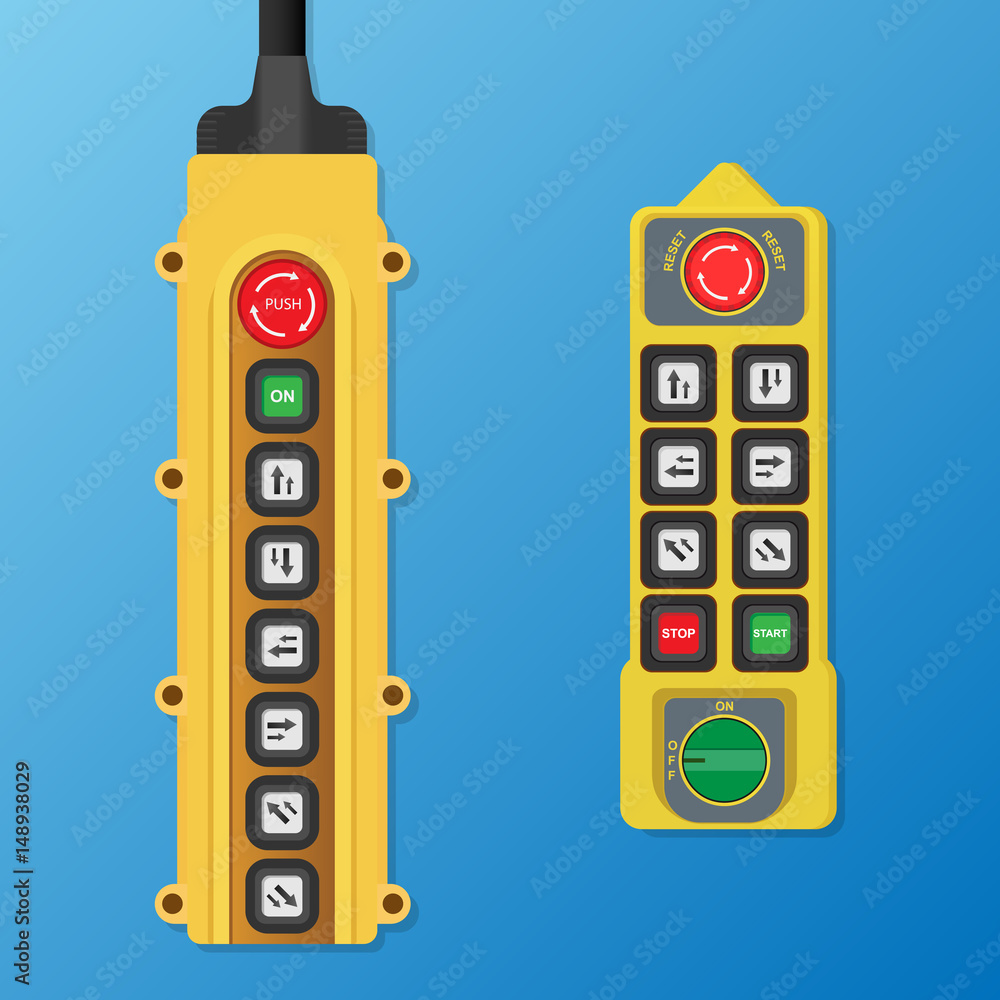 crane remote control Stock-Vektorgrafik | Adobe Stock