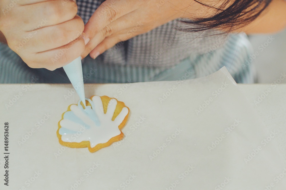 How to make a cookies decorations Stock Photo | Adobe Stock