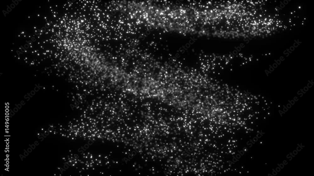 Overlay background. Exploding particles, flying fragments in different ...