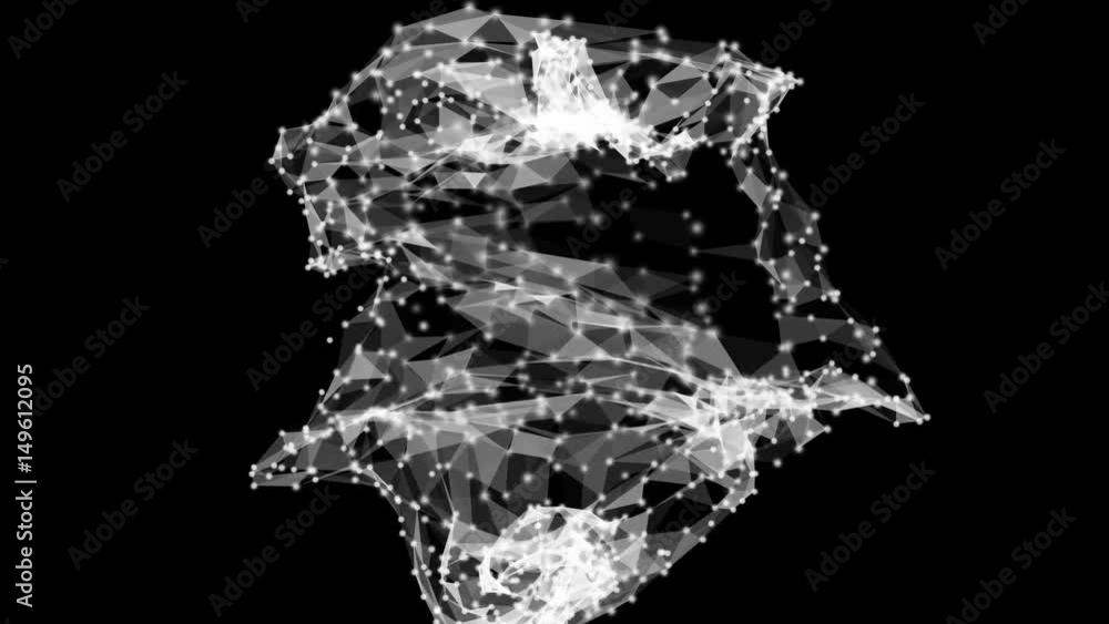 Vidéo Stock Overlay background. Exploding particles, flying fragments ...