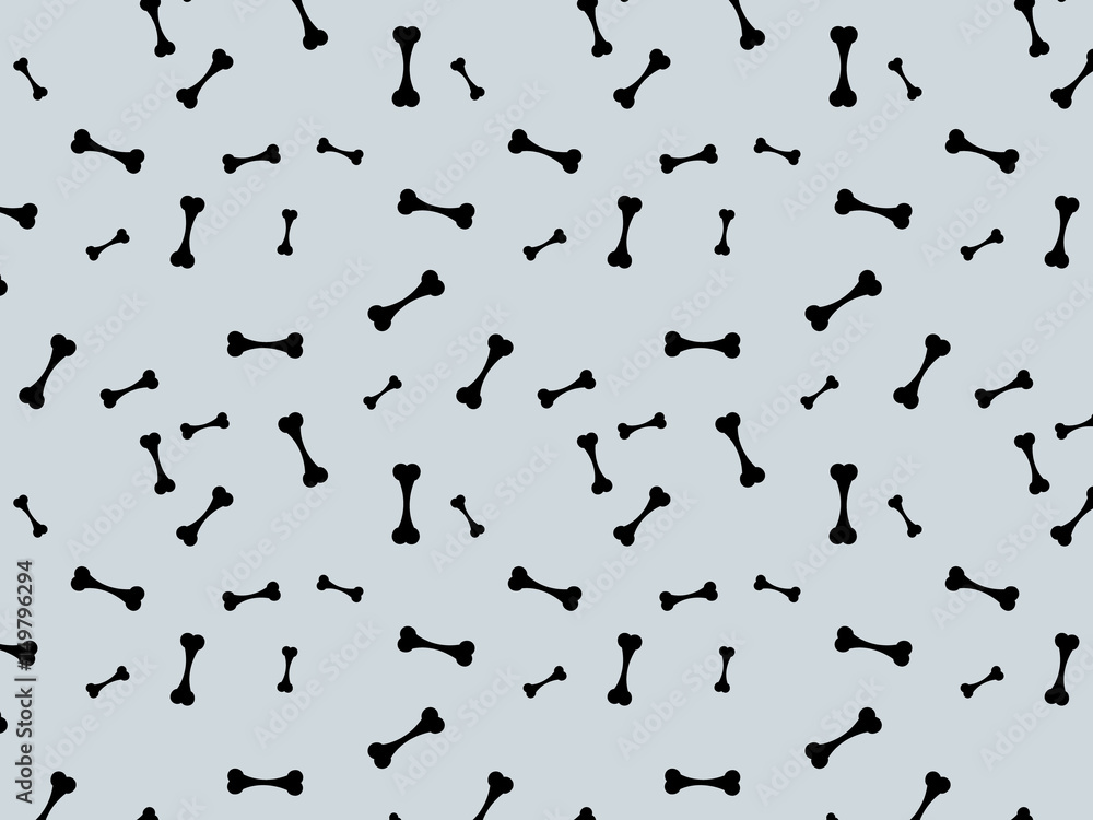 Bone symbol pattern Stock Vector | Adobe Stock