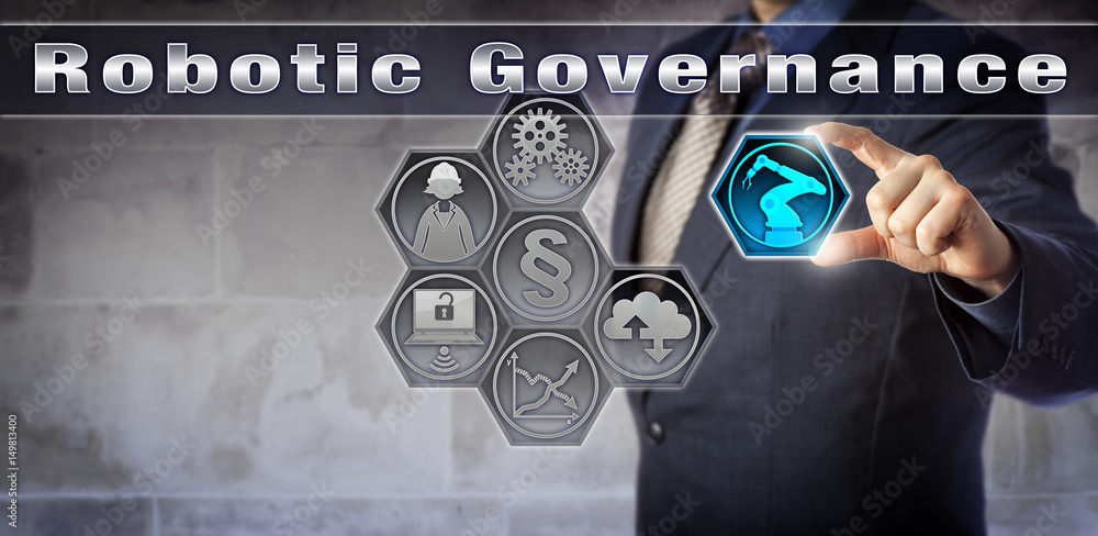 Manager Operating Robotic Governance Matrix Stock Photo | Adobe Stock