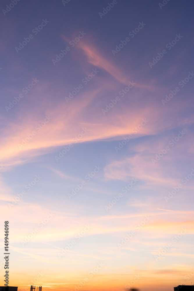 Sunset Sky Background Stock Photo | Adobe Stock