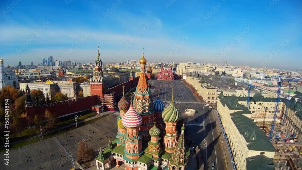Saint Basil's Cathedral church Red Square museum UNESCO Moscow Russia ...