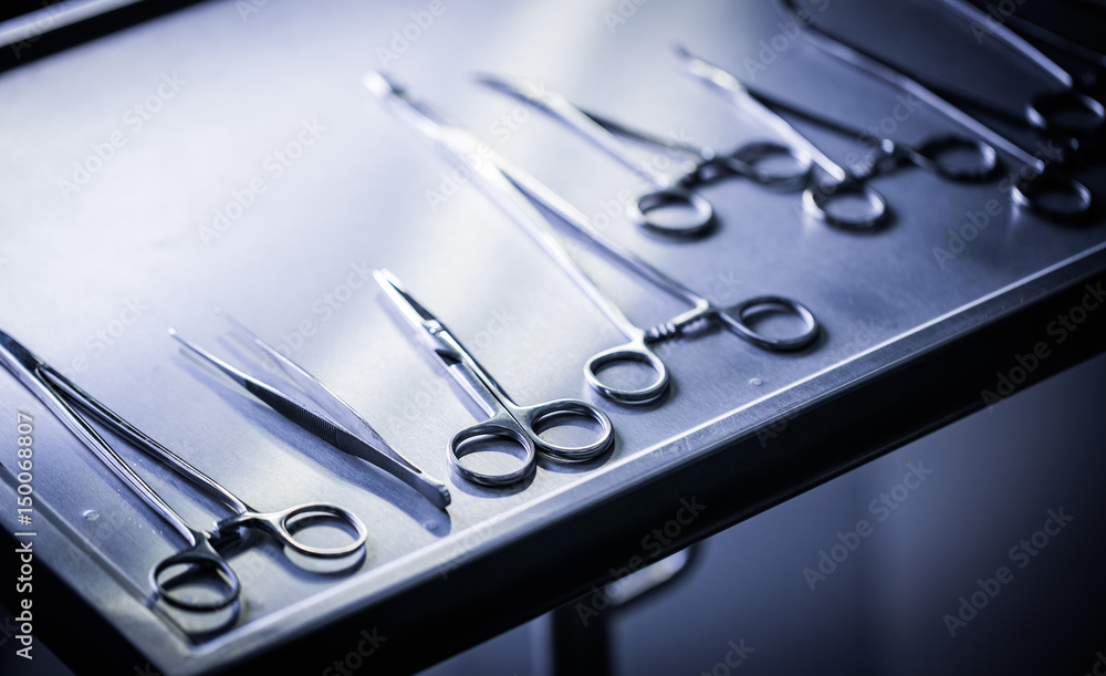 Medical background. surgery Instruments. Stock Photo | Adobe Stock