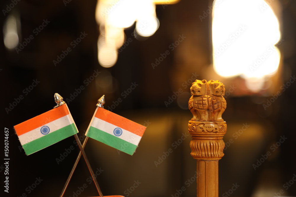 Indian Flag closeup Stock Photo | Adobe Stock