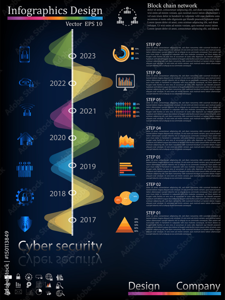 Timeline infographic, business style timeline banner, web design ...