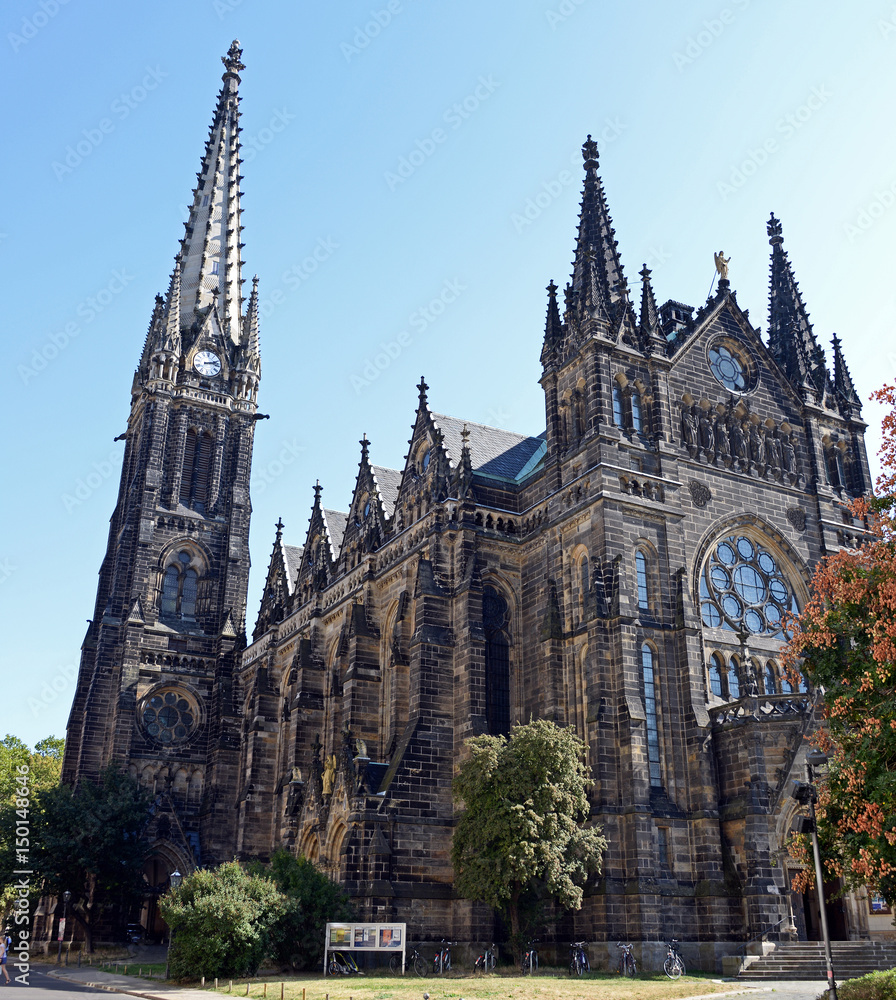 Peterskirche in Leipzig Stock-Foto | Adobe Stock