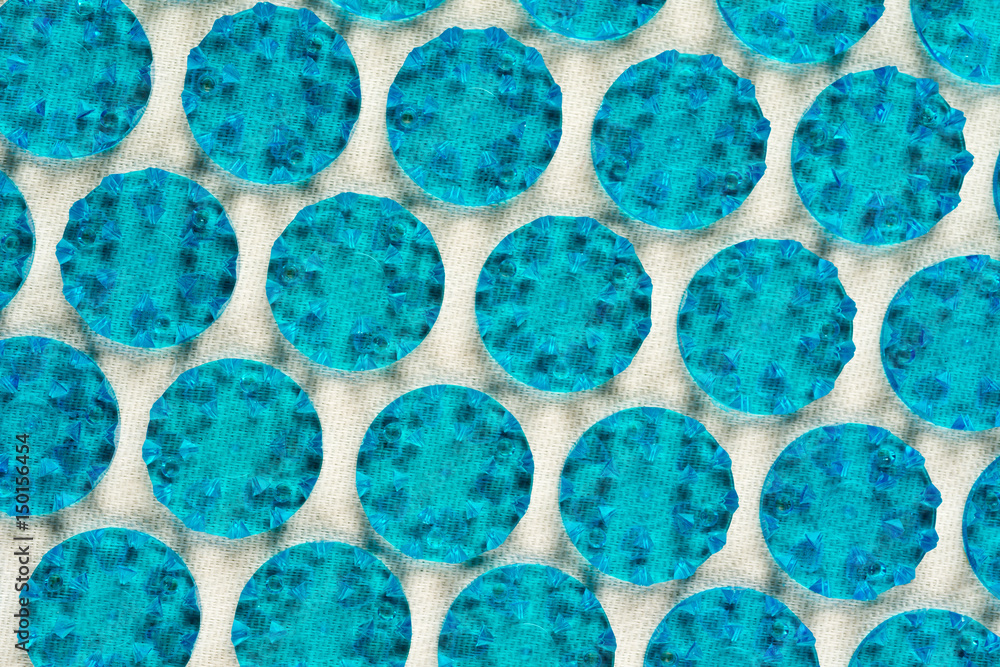 Orthopedic mat with sharp spikes Stock Photo | Adobe Stock