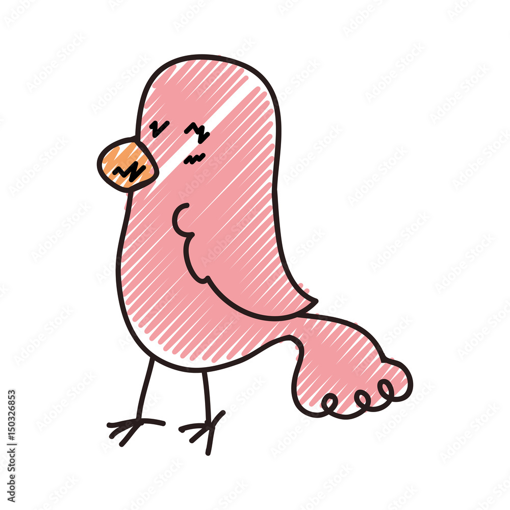Cute birdie cartoon icon vector illustration graphic design Stock ...