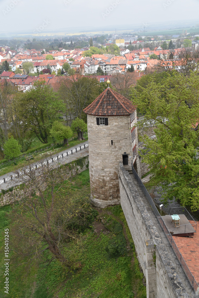 Stadtmauer Mühlhausen Stock-Foto | Adobe Stock