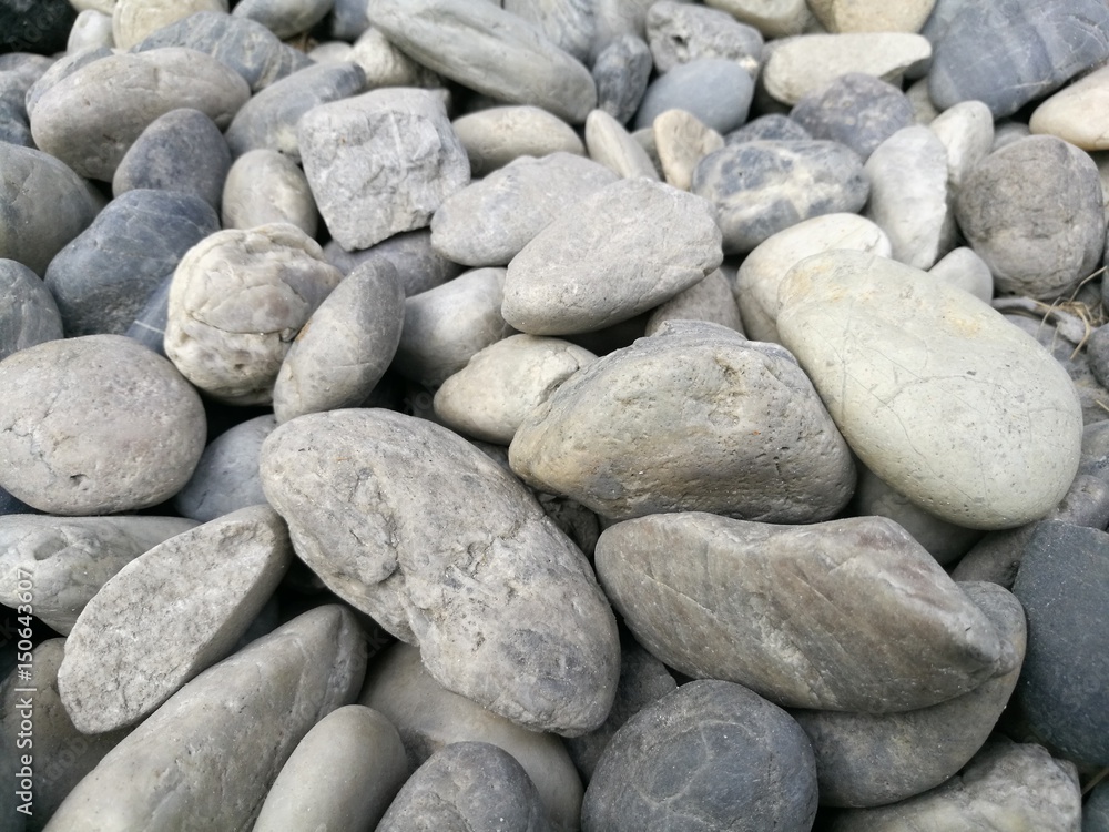 Pebble stone background,outdoor natural river white grey rock pebble ...