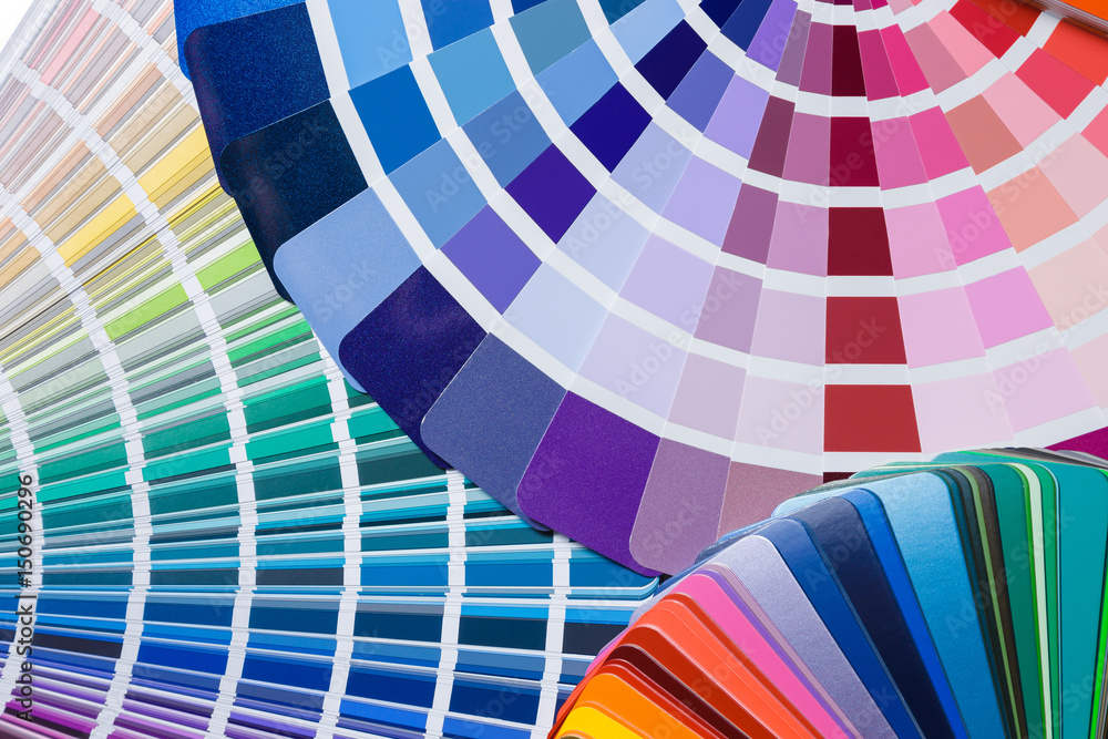 Sample colors catalogue for painting walls Stock Photo | Adobe Stock