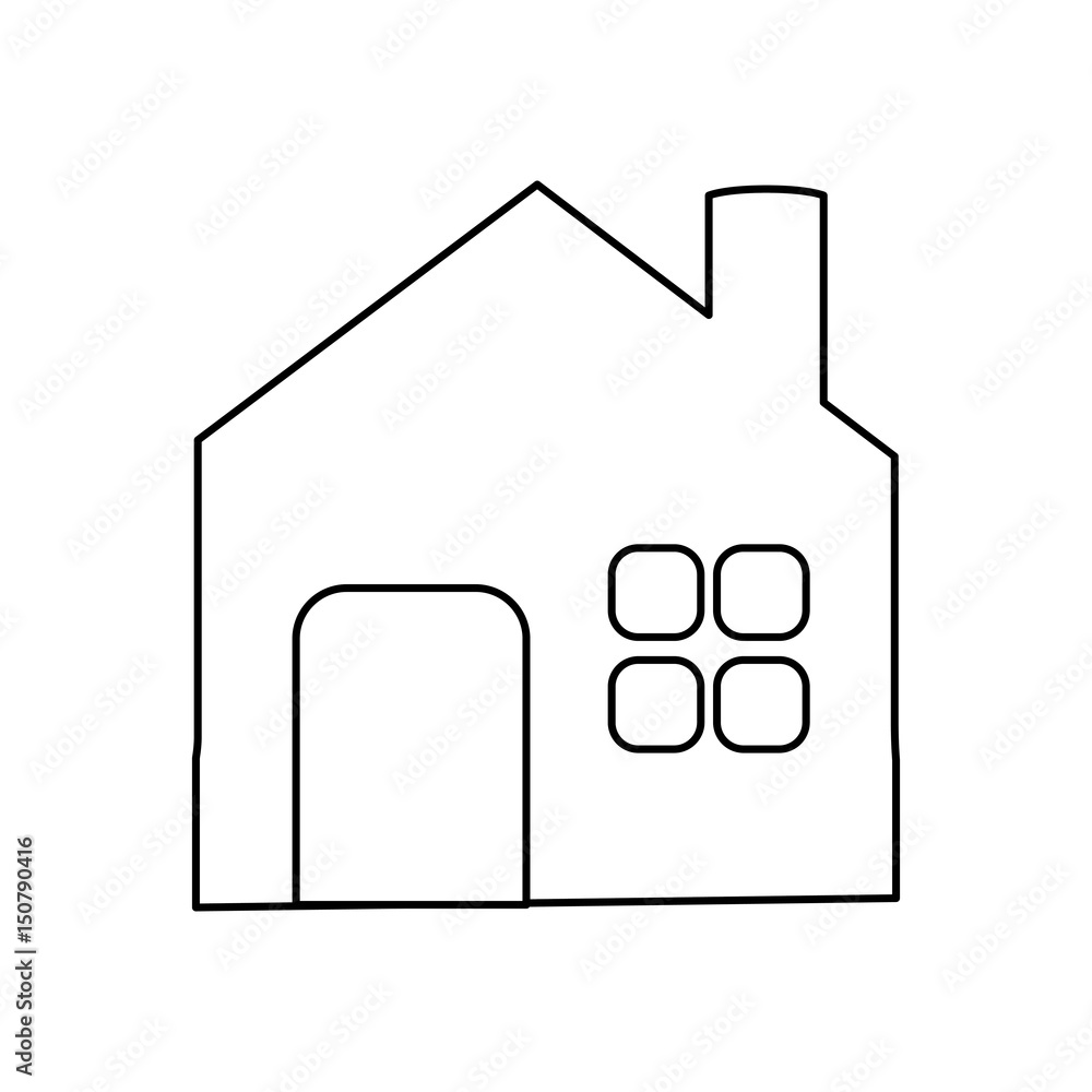 House building symbol icon vector illustration graphic design Stock ...