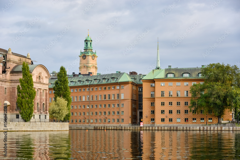 European streetscape, beautiful architectural scenery Stock Photo ...