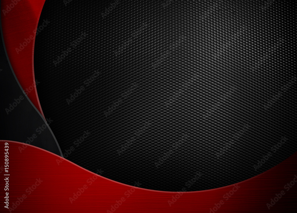 red metal design with mesh background Stock Illustration | Adobe Stock