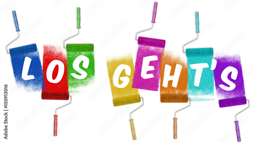 Los geht's als Motivation Konzept Stock Illustration | Adobe Stock