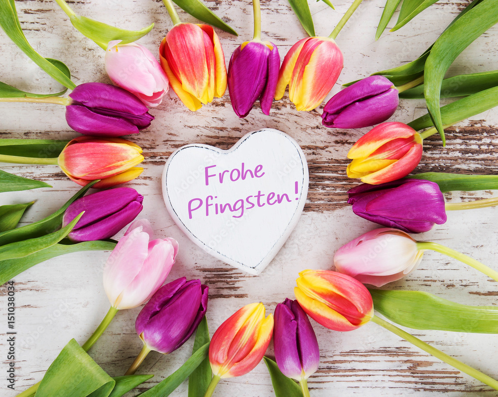 Frohe Pfingsten! Stock-Foto | Adobe Stock