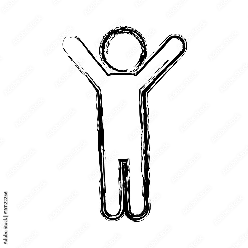 pictogram man icon over white background. vector illustration Stock ...