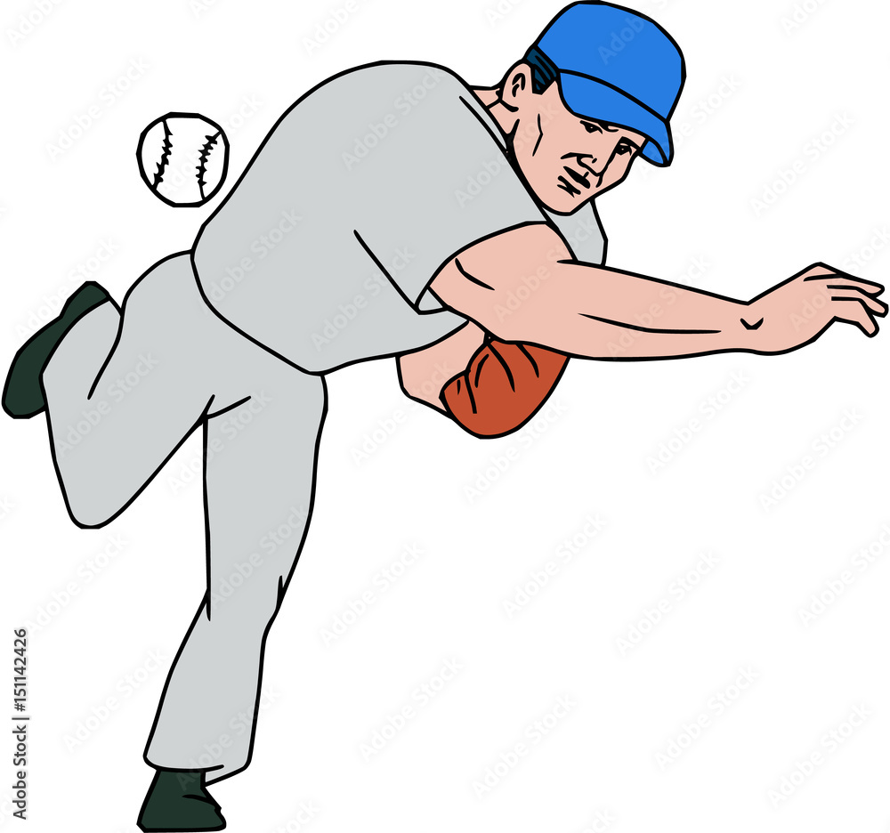 Person Throwing A Baseball