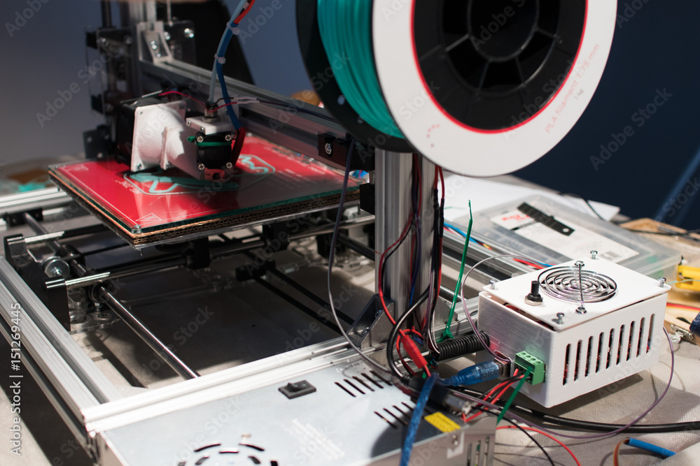 Part of a 3d printer. 3d print for educational activities, prototypes ...
