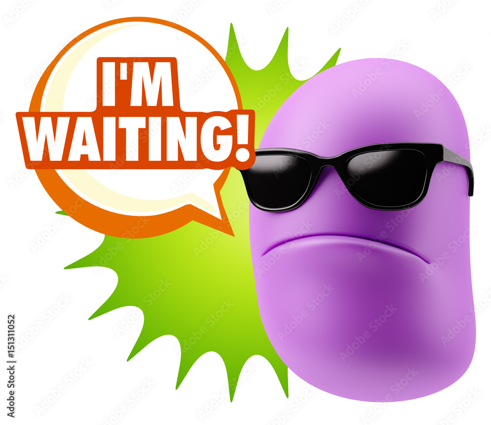 Im Waiting Emoticon