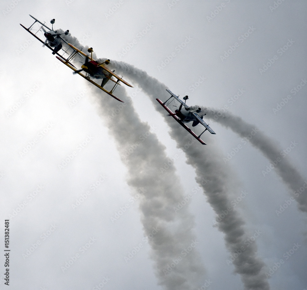 Albion Park, Australia - May 6, 2017. Paul Bennet aerobatic display in ...