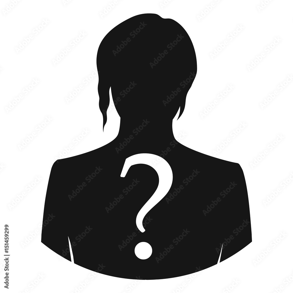 Unknown person concept Stock Vector | Adobe Stock