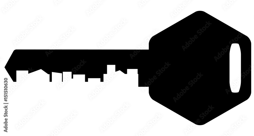 real estate key Stock Vector | Adobe Stock