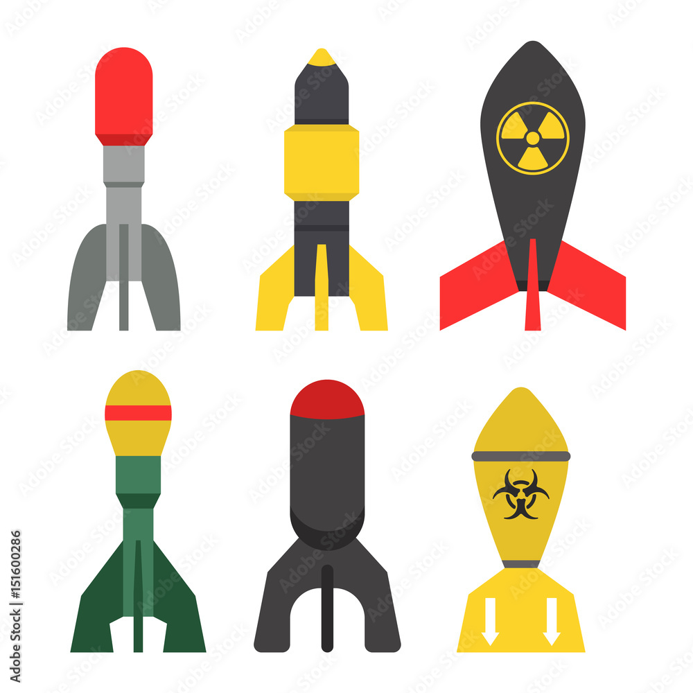 Missile Bomb Vector
