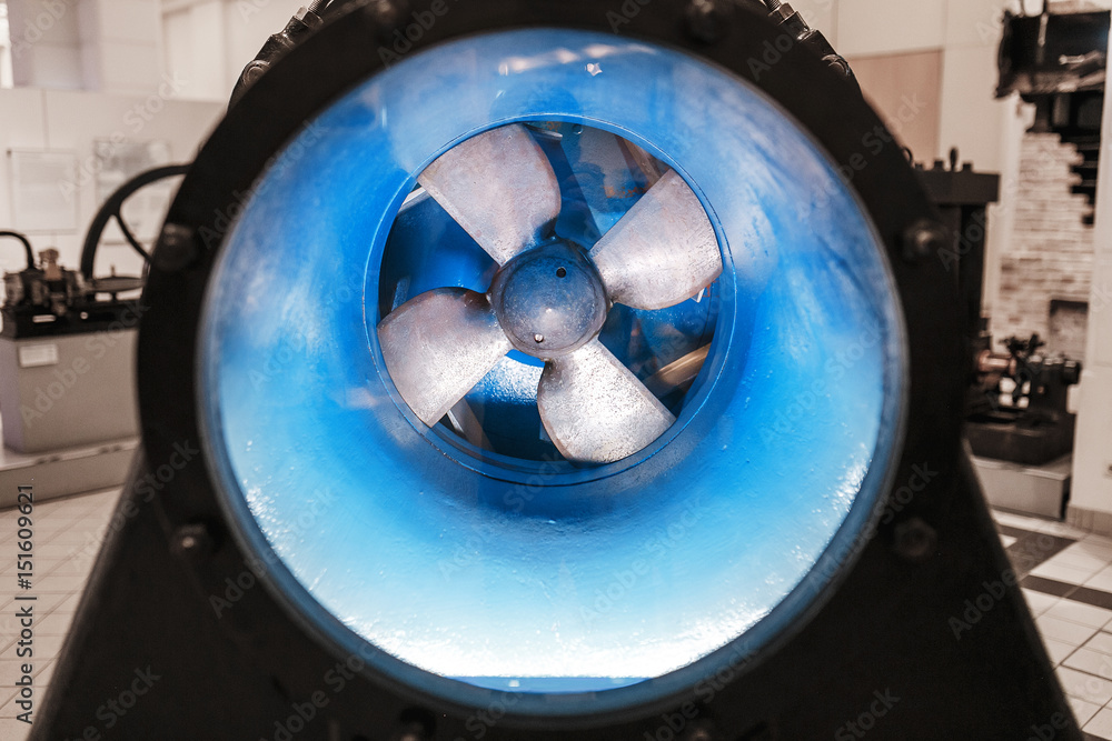 large marine steam turbine propulsion engine detail Stock Photo | Adobe ...