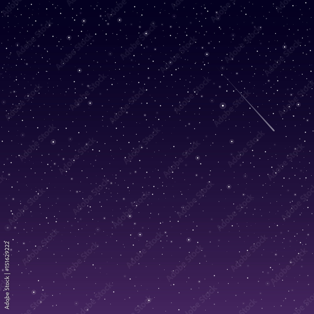 Starry night sky texture or space background vector illustration Stock ...