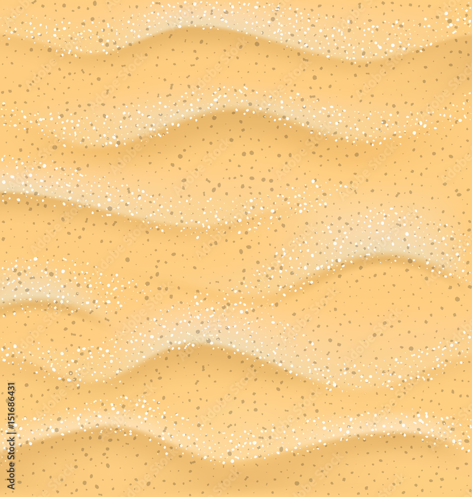 Realistic Sand Texture. Sandy Background.Summer Pattern Stock Vector ...