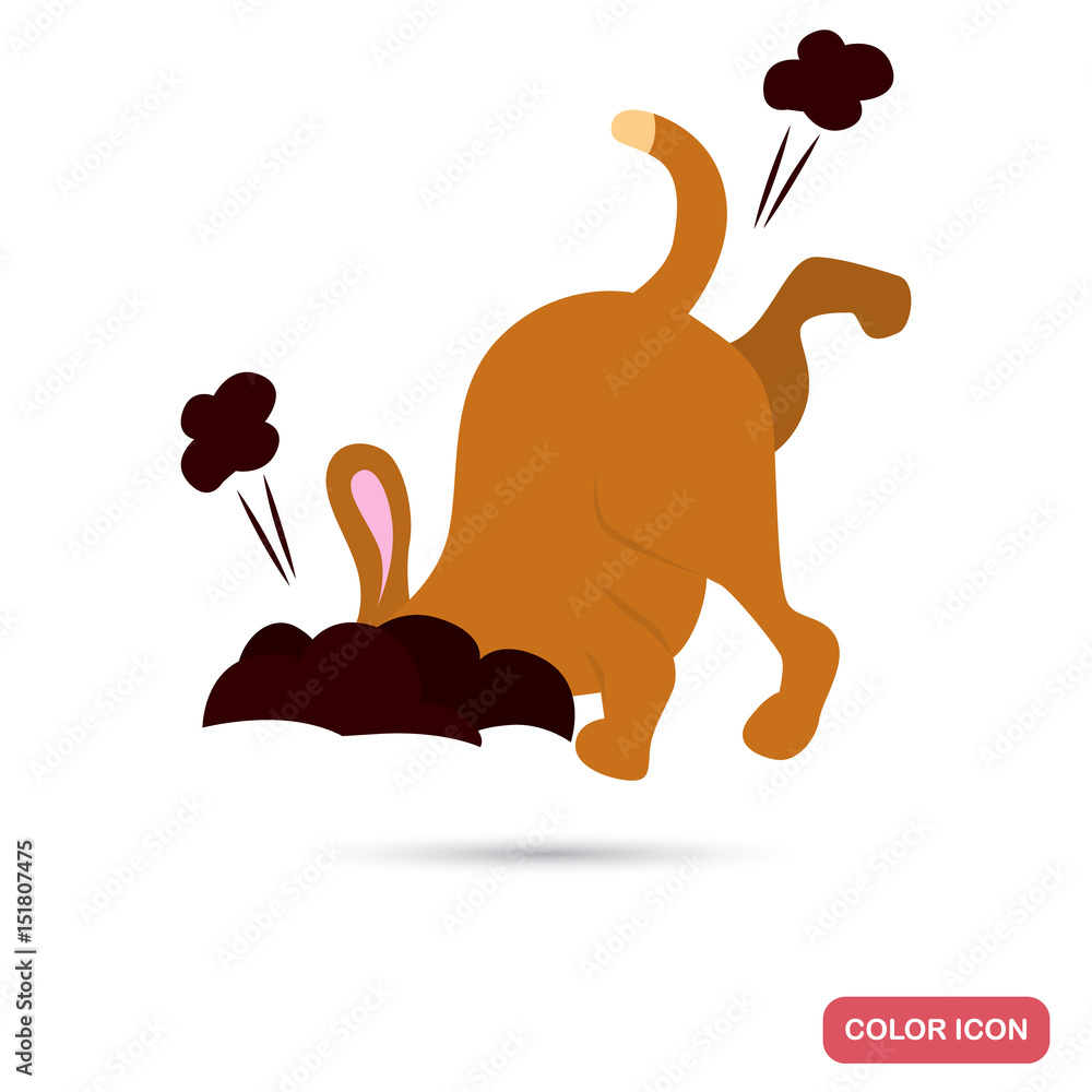 Dog Digging Clipart