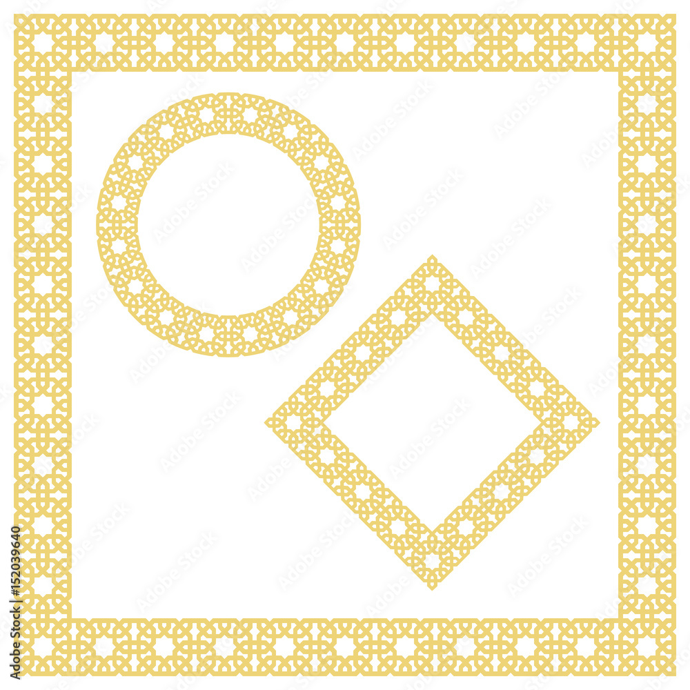 Islamic Geometric Borders