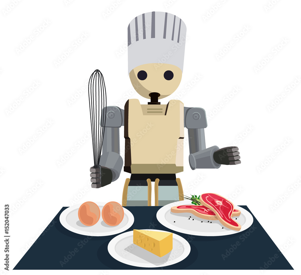 robocook vector de Stock | Adobe Stock