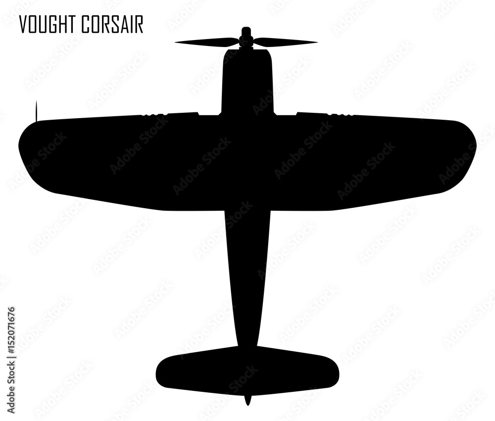 World War II - Vought F4U Corsair vector de Stock | Adobe Stock