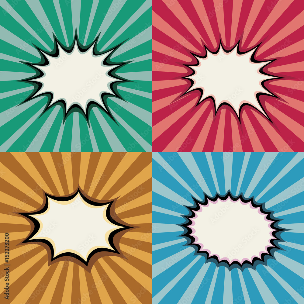 Superhero Blank Bubbles