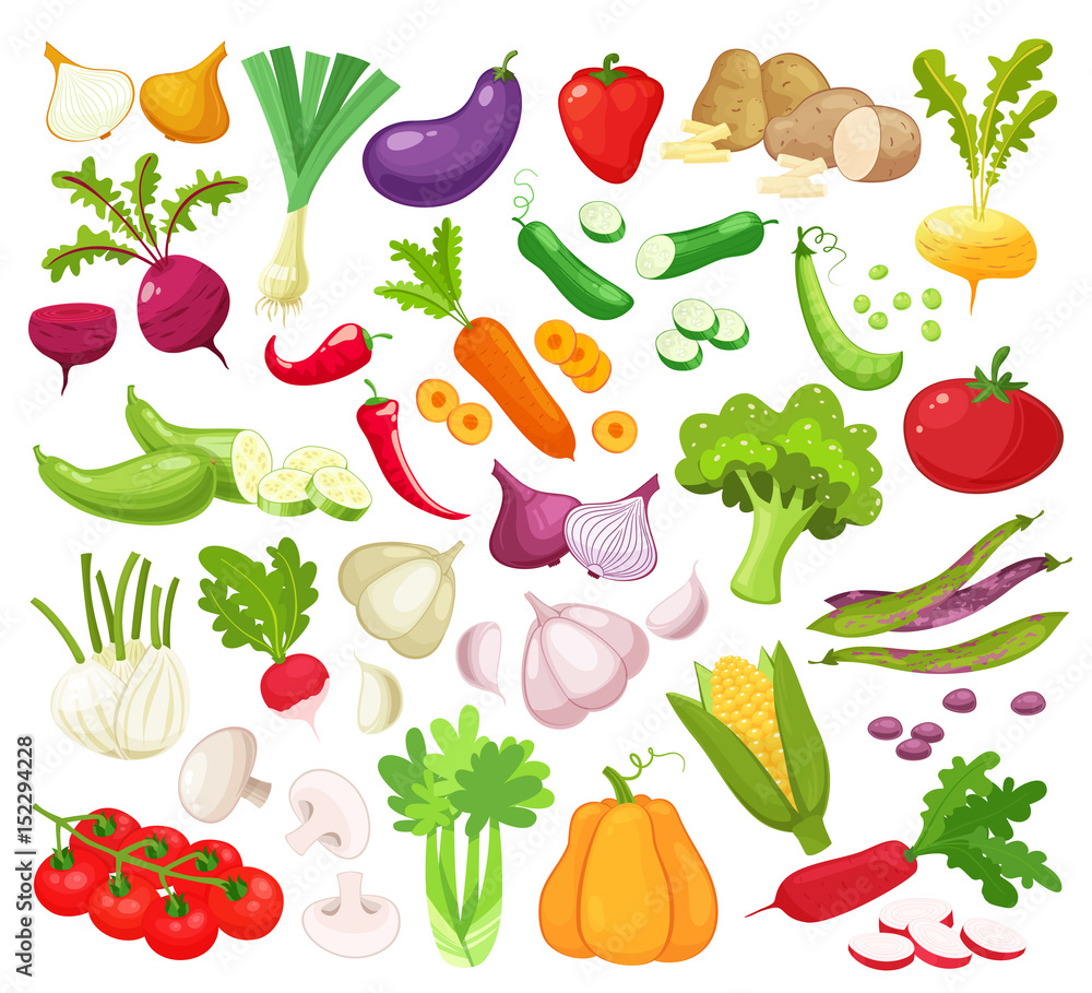 Raw Vegetables List