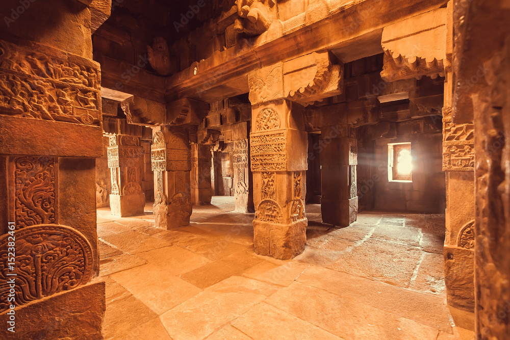 Hindu Temple Interior