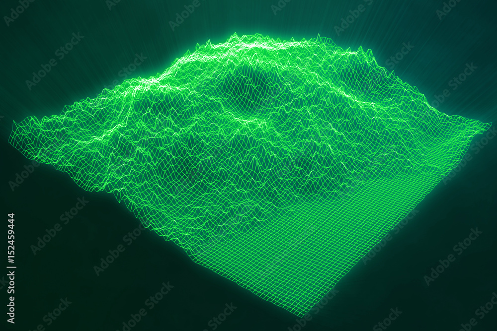 3D illustration concept internet connections in cloud computing ...