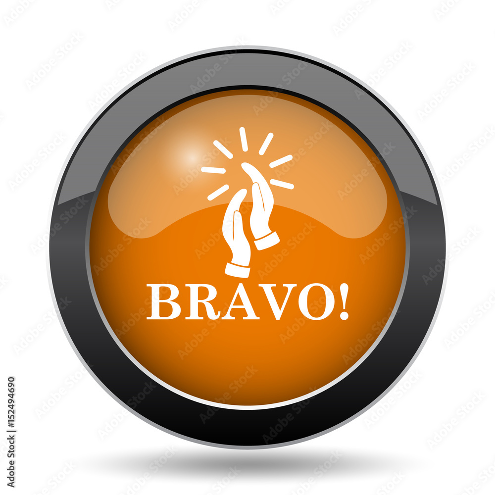 Bravo icon Stock Illustration | Adobe Stock