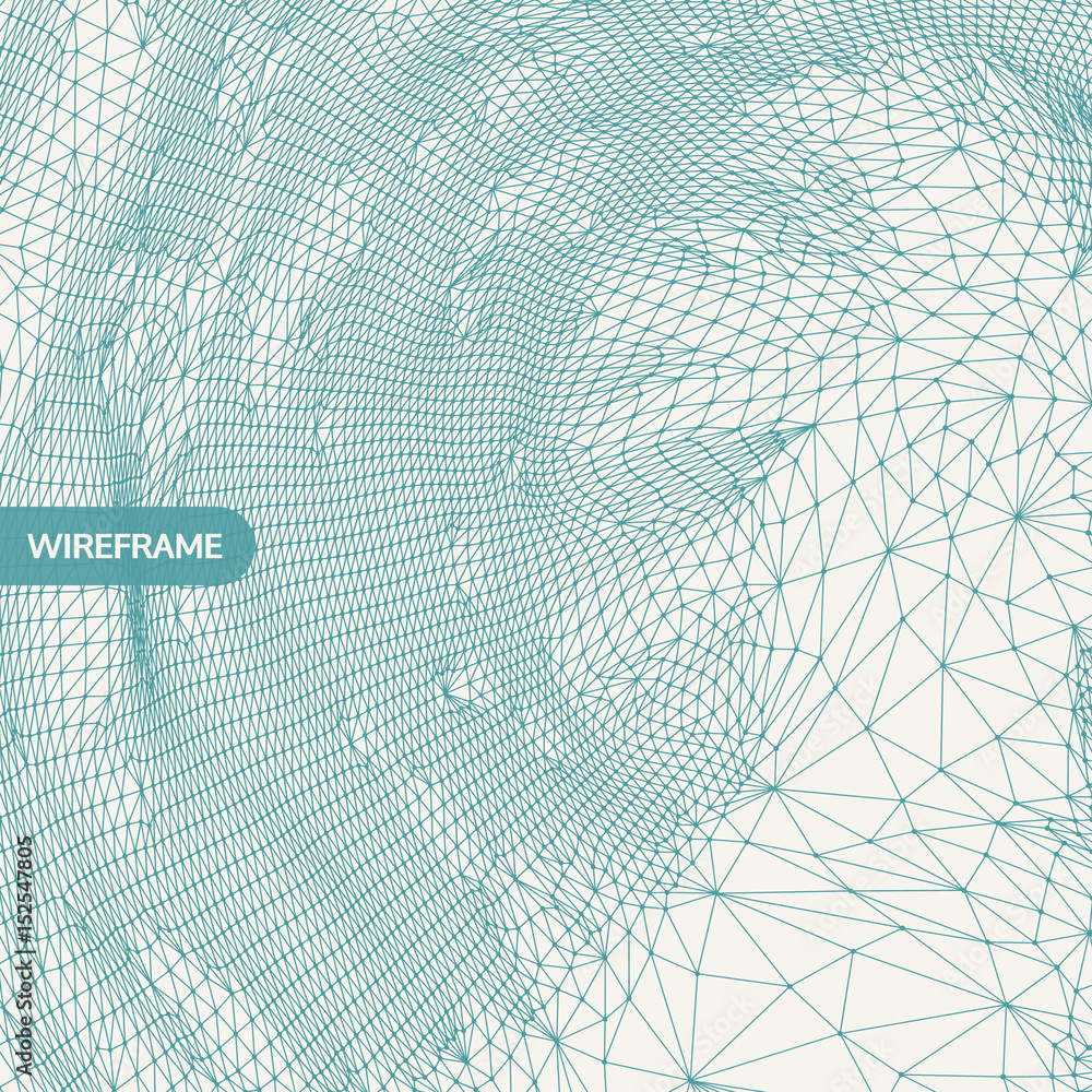 Cobweb or spider web. Network abstract background. Connection Structure ...