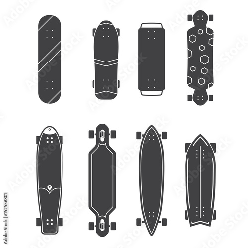 Skateboard Deck Vector