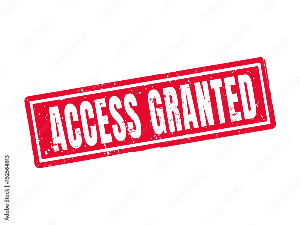 Access Granted Stamp