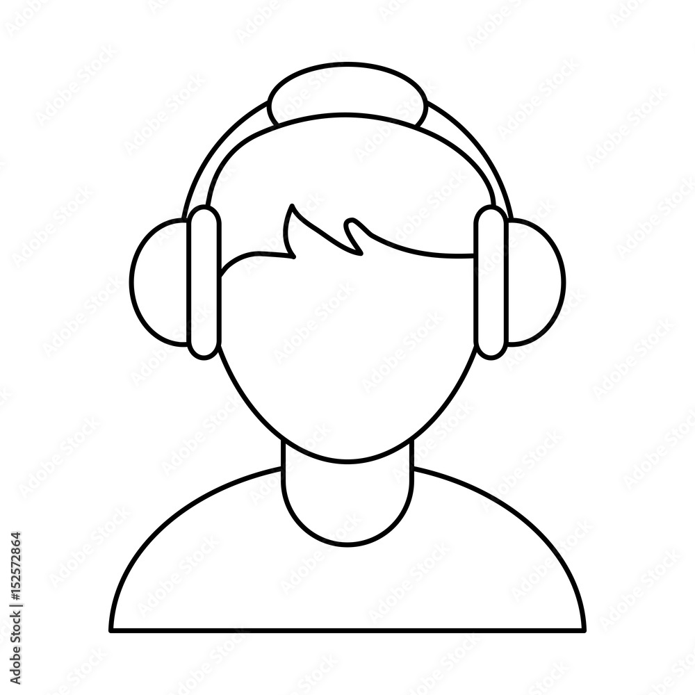 Headset Icon Person
