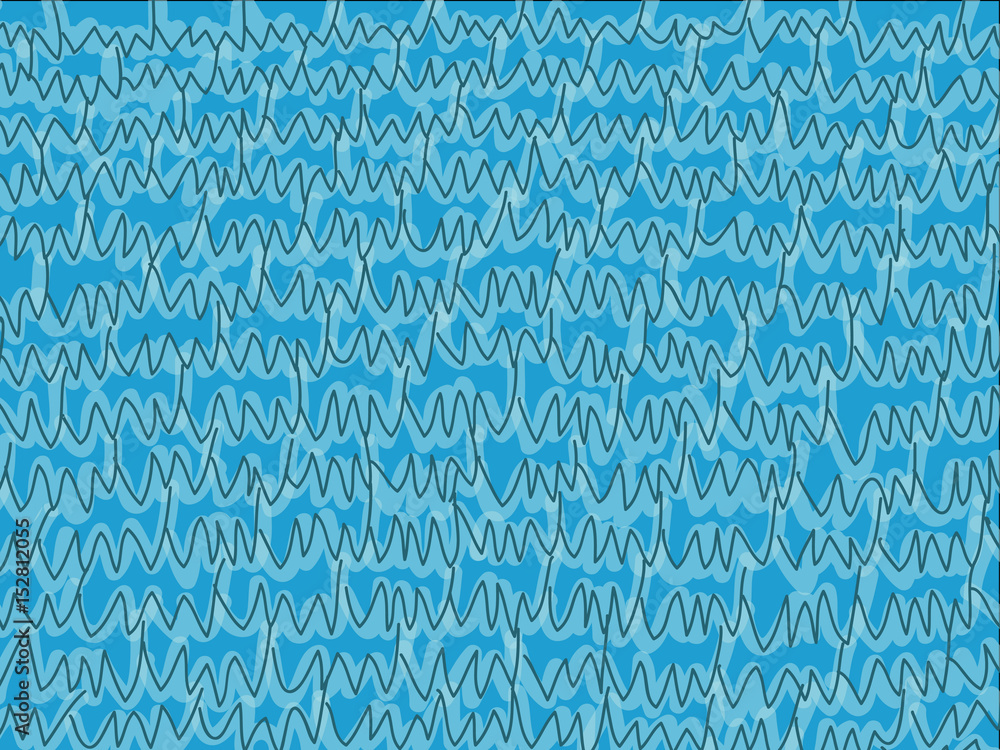 Blue doodle background Stock Illustration | Adobe Stock