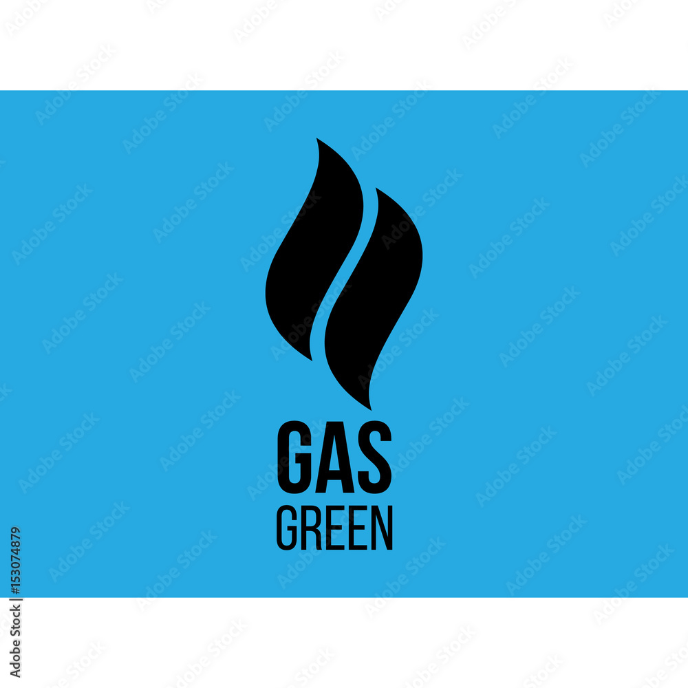 Gas industry logos. Energy industry green fuel logo Stock Vector ...