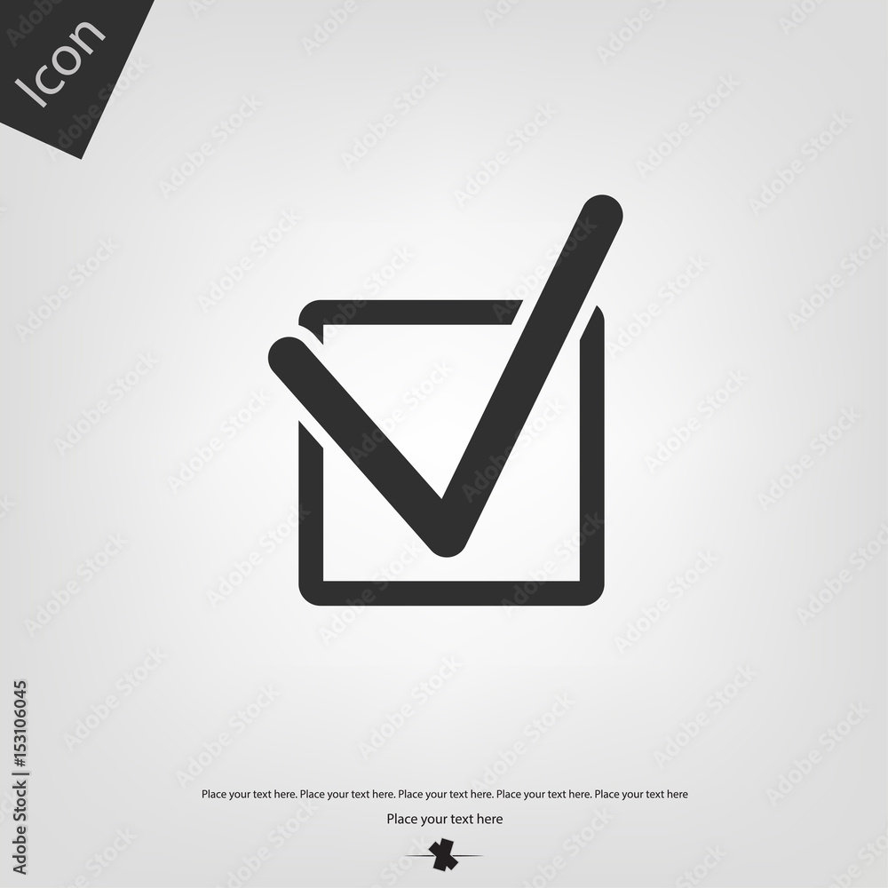 Vettoriale Stock Check mark vector icon | Adobe Stock Vettoriale Stock Check mark vector icon | Adobe Stock