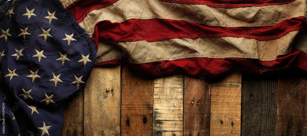 Vintage American Flag Cover Photo
